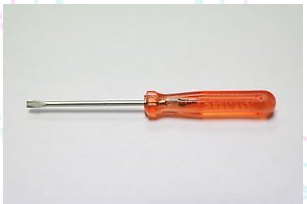Red BERNINA Bobbincase Screwdriver for Seamstresses