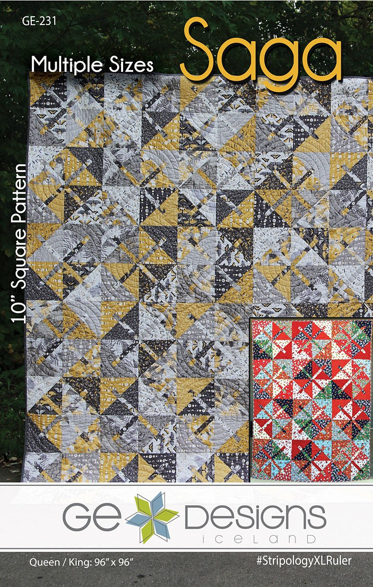Saga Quilt Pattern by GE Designs