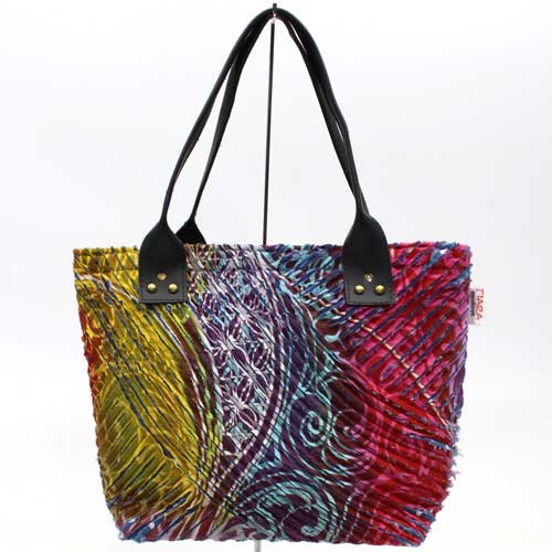 Batik Chenille Purse by Tiara Handicraft, Multi Color – Artistic Artifacts