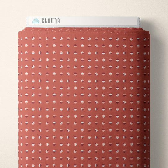 American Bold by Frank Lloyd Wright - Circular, Raspberry
