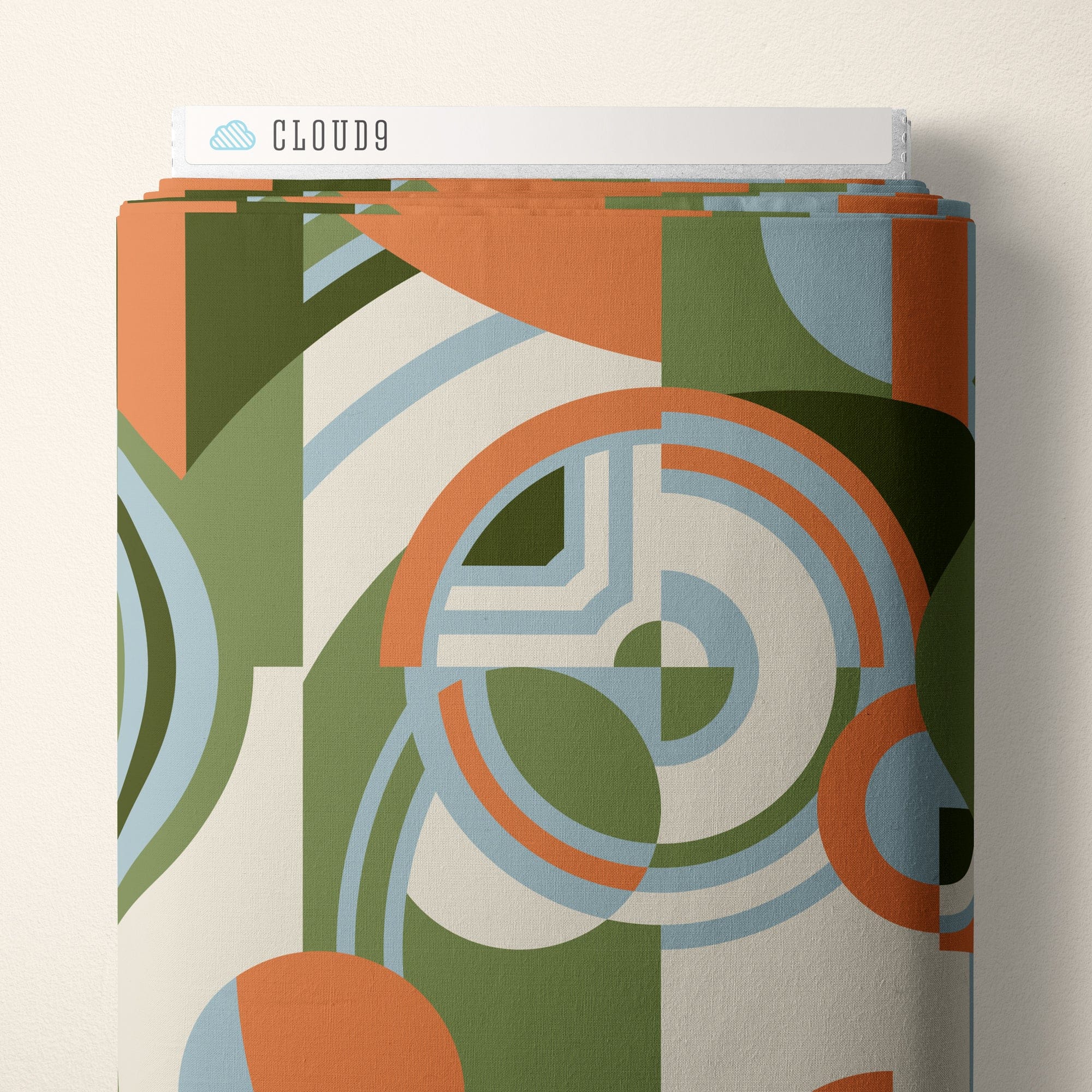American Bold by Frank Lloyd Wright - Hoffman, Orange/Green