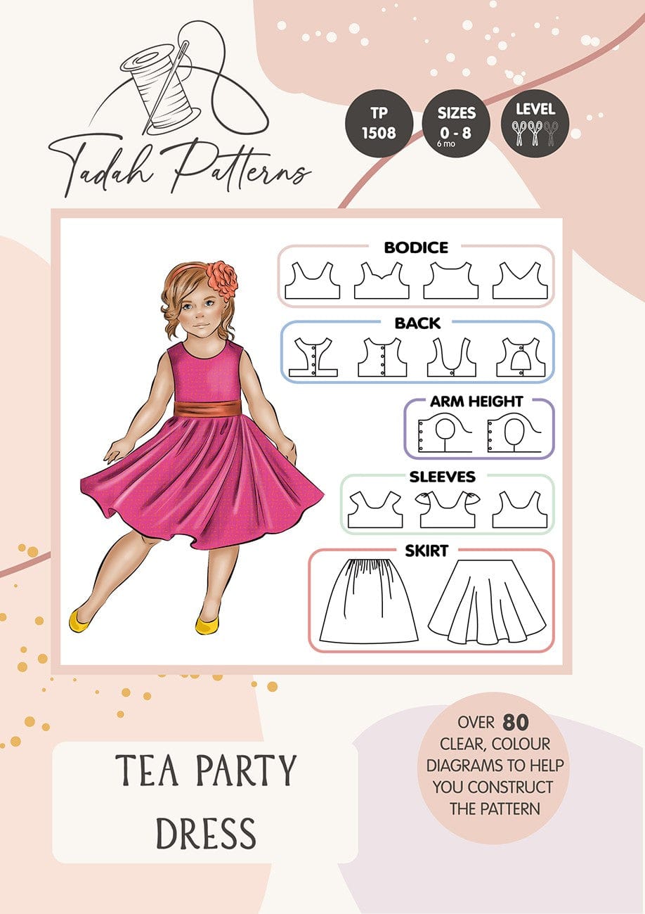 Dress Pattern for Sweet Tea Party Skirts