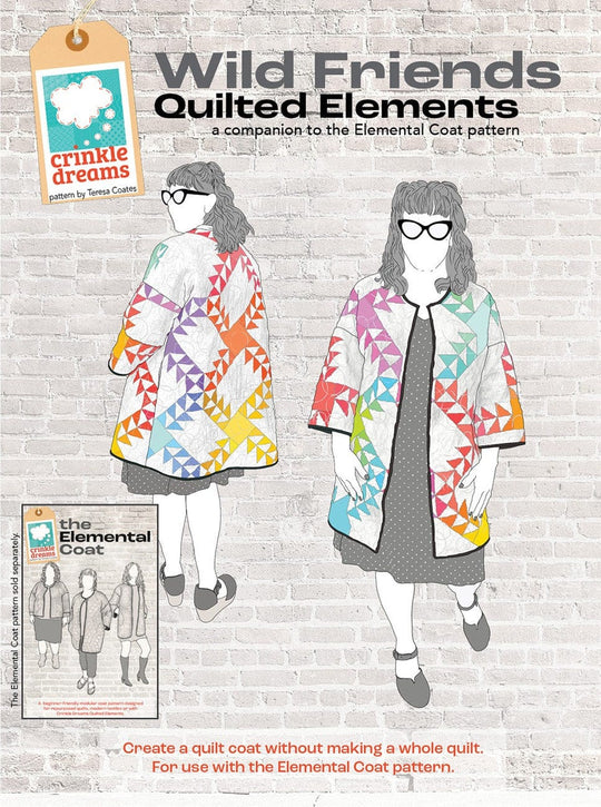Elemental Coat Pattern by Wild Friends Quilted Elements
