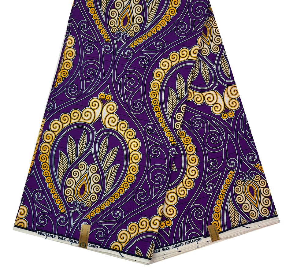 Julius Holland- Yellow and Purple Patterns