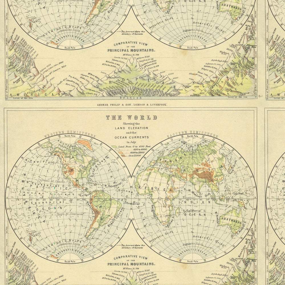 Palette by Tim Holtz, Green Color Story (March '25) Green Map