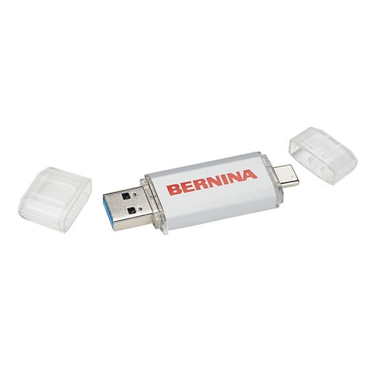 BERNINA 16GB Double-Ended USB Stick, Blank