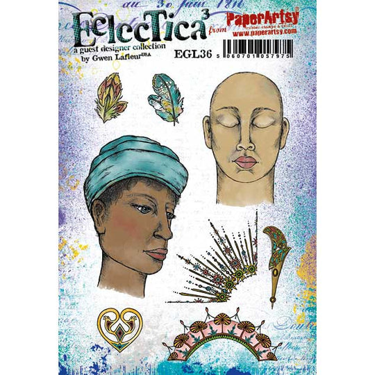 Eclectica Stamp Collection #36 by Gwen Lafleur, Angels & Icons: Tribal ...
