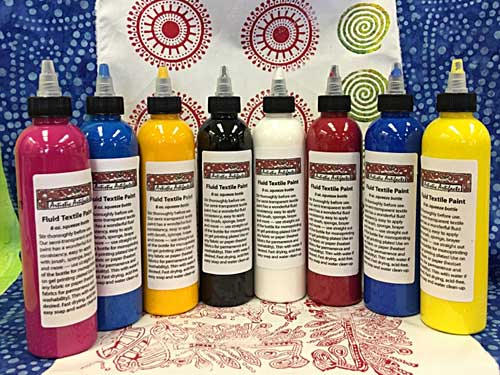 Artistic Artifacts Fluid Textile Paint, 8 oz.