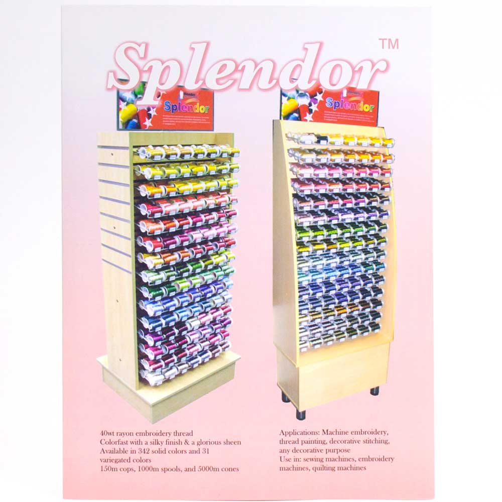 Swatch Cards for Splendor Thread in 373 Colors